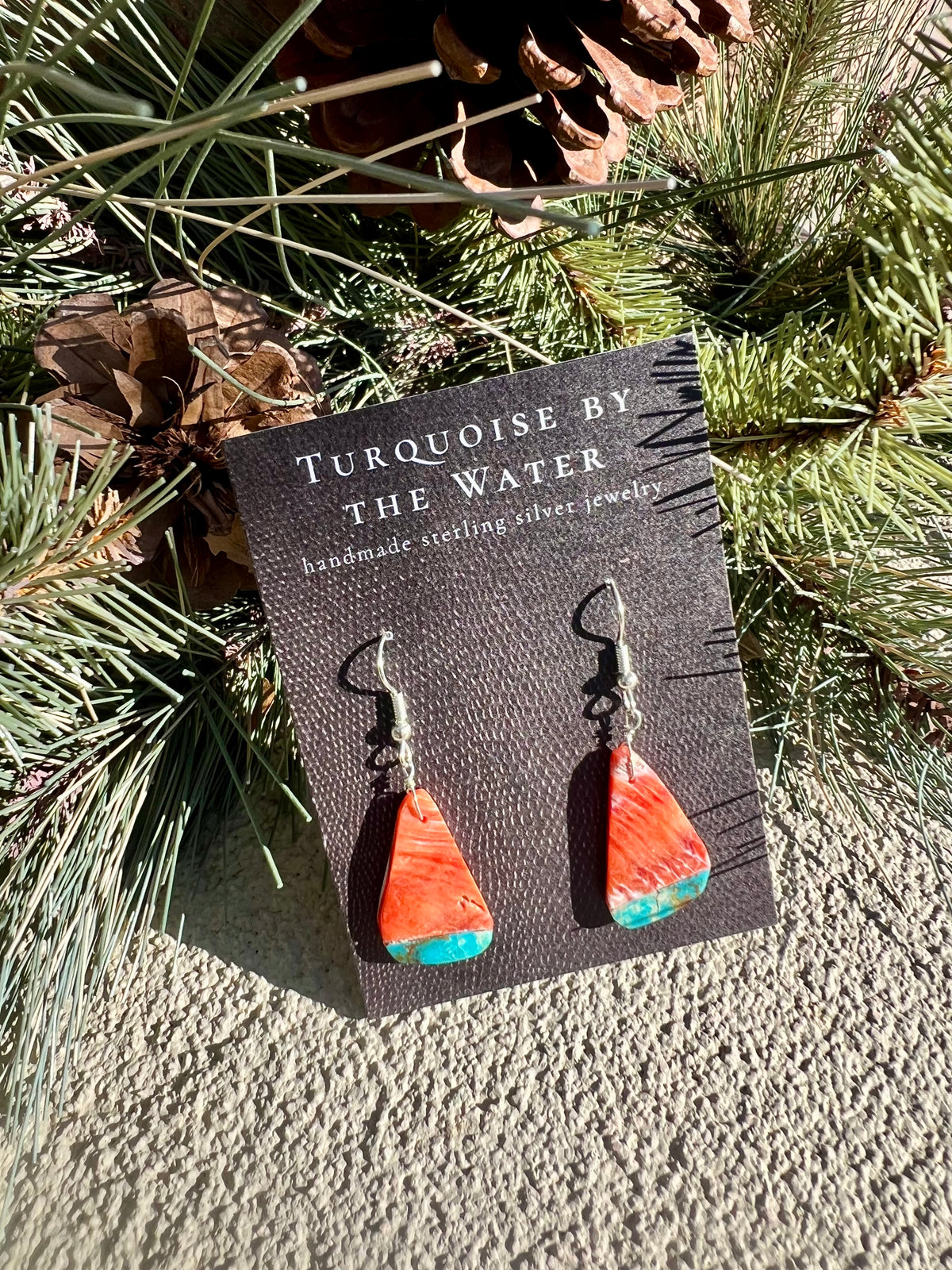 Red & Turquoise Dangle - Style 4 — Turquoise By The Water