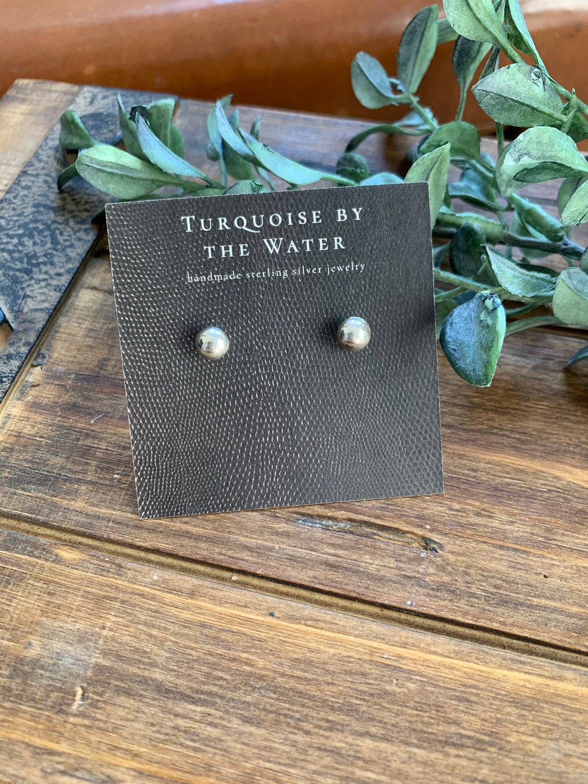 Simple Silver Studs - Small — Turquoise By The Water